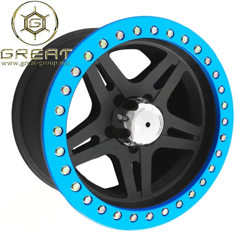 4x4 Offroad Suv Jeep Real Beadlock Alloy Wheel 15" 16" 17" - Buy Alloy ...