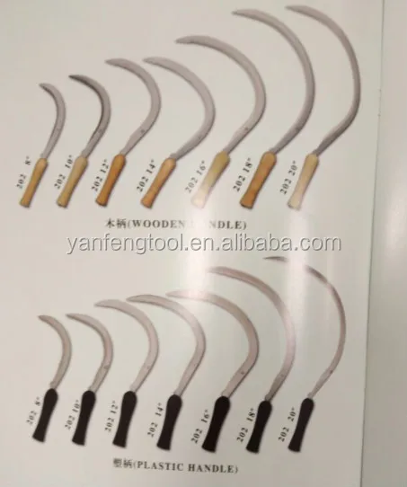 Farming Rice Harvesting Hand Knife Sickle - Buy Sickle,Rice Harvesting ...