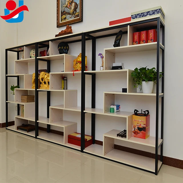 Wood And Iron Material Accessories Decoration Design Rack For Home And ...