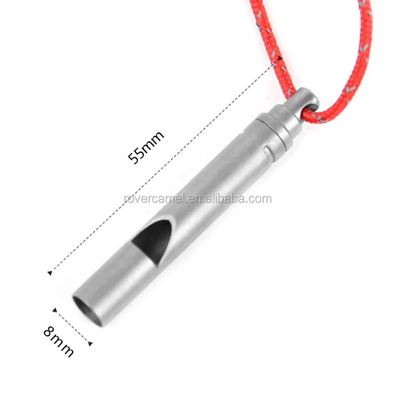 Cheap Camping Titanium Emergency Survival Whistle Aluminum Whitsle ...