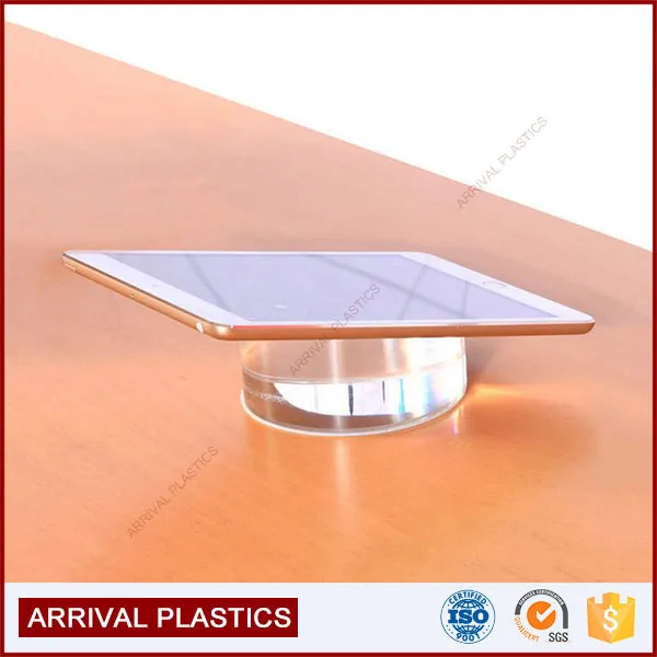 Apple Store Clear Acrylic Round Stand For Ipad Counter Table Acrylic ...