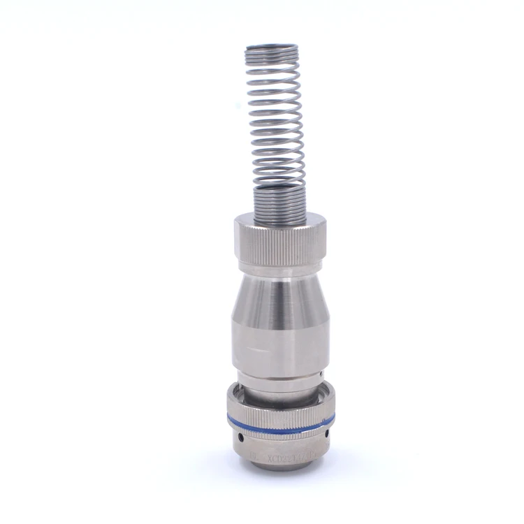 Circular Military Connector With Coil Spring - Buy Spring Loaded ...