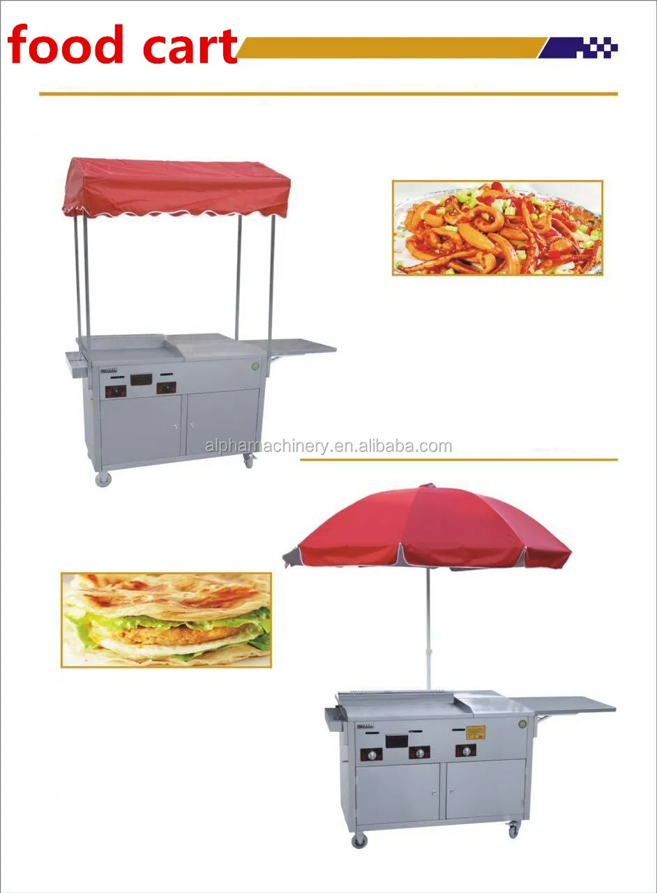 Professional Food Cart /cheap Food Trailer/ Hand Push Food Cart For ...