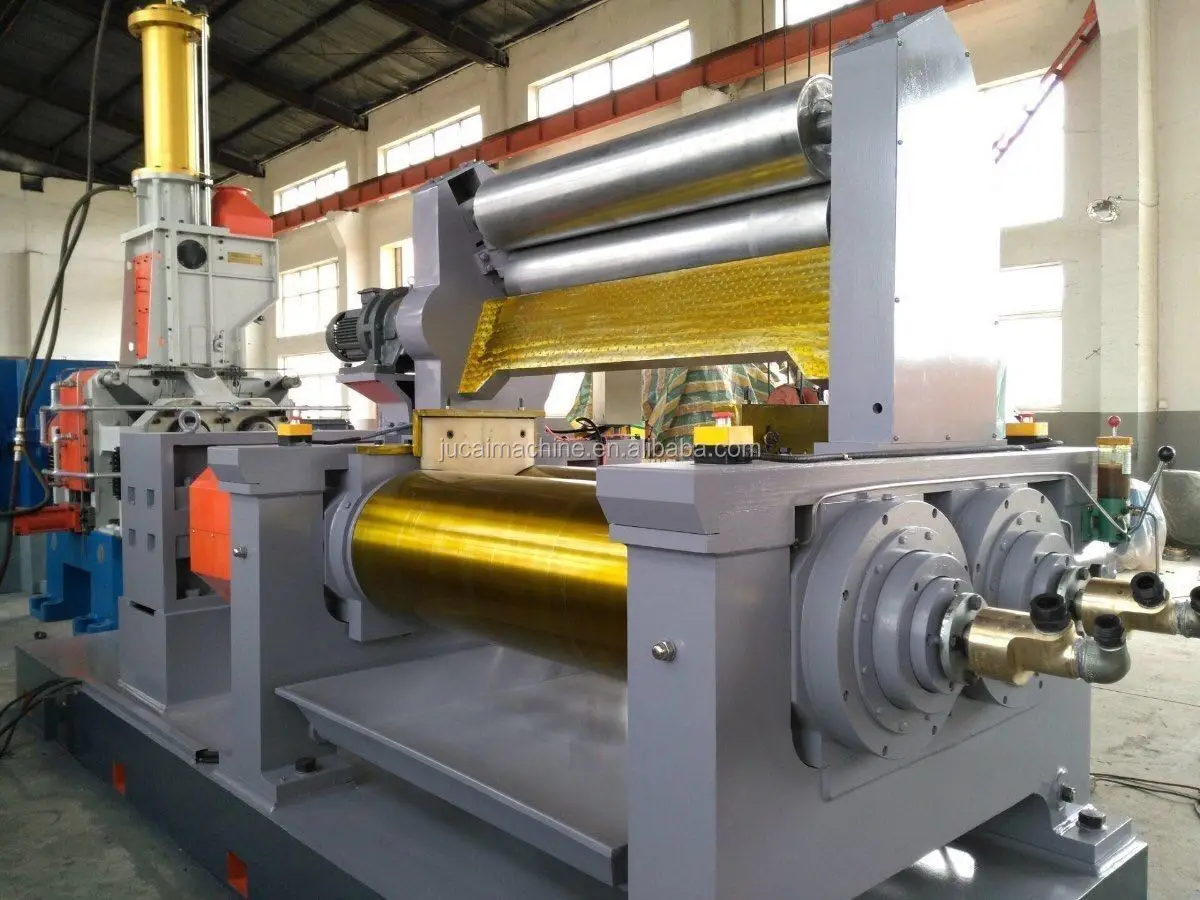 XY-4 450*1200 Three roll fiber rubber Calender machine for rubber/PE/PE ...