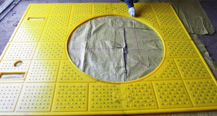 Anti Slip Rubber Drill Rotary Table Rig Floor Matting - Buy Floor ...