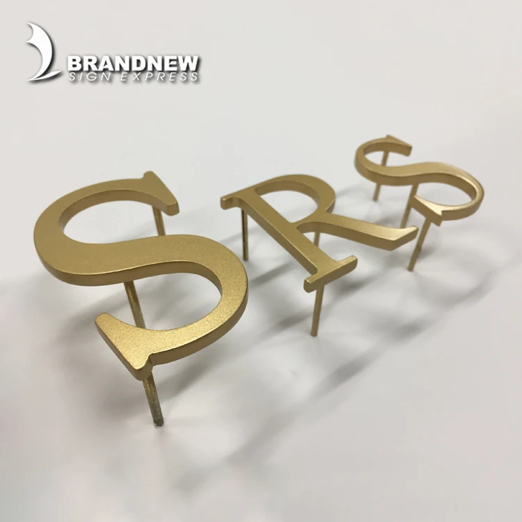 Custom Made Alphabet Logo Sign Small Metal Letters For Crafts - Buy ...