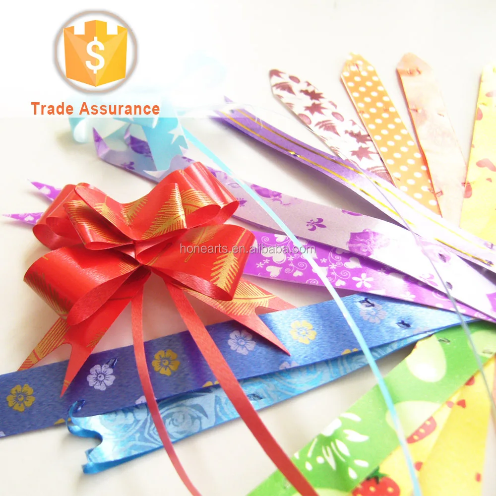 Gift Wrapping Pp Pull Bow Ribbons,Christmas Gift Pull Bows - Buy Pp ...