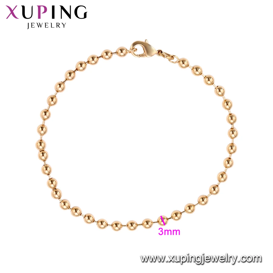 75185 Xuping Fashion Jewelry Made In China Wholesale Simple Gold Bead ...