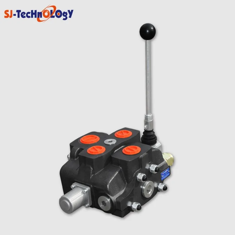 P40 Joystick Hydraulic Monoblock Control Valves 40lpm 6 Banks For Front ...