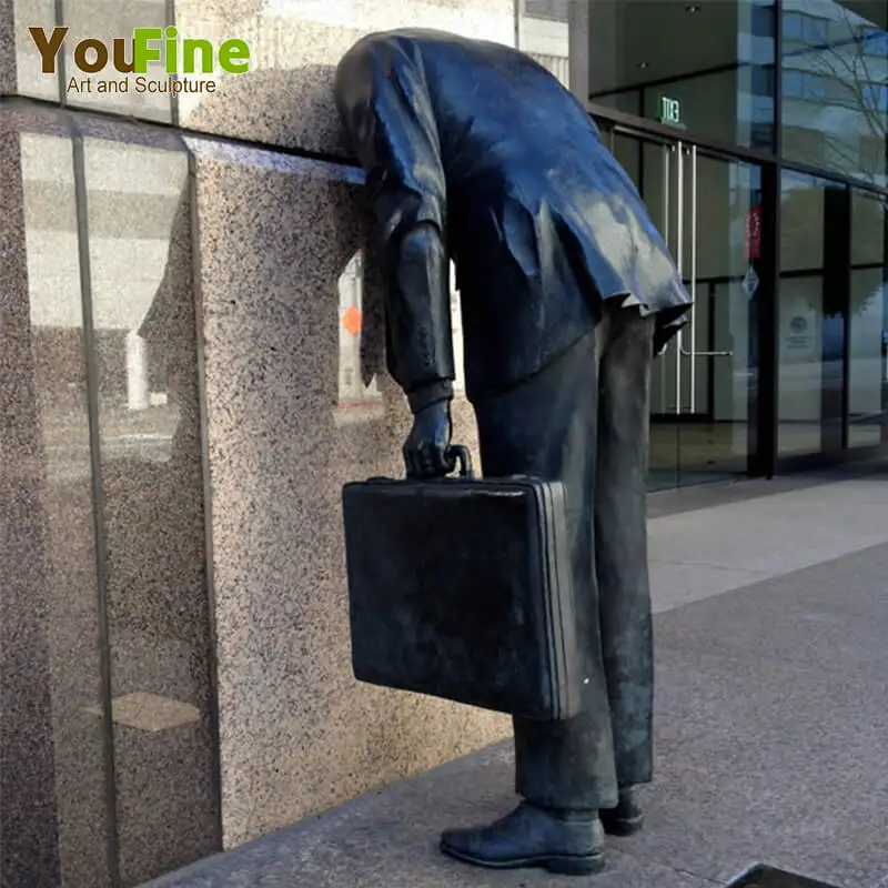 Famous Bronze Working Man Corporate Head Statue - Buy Corporate Head ...