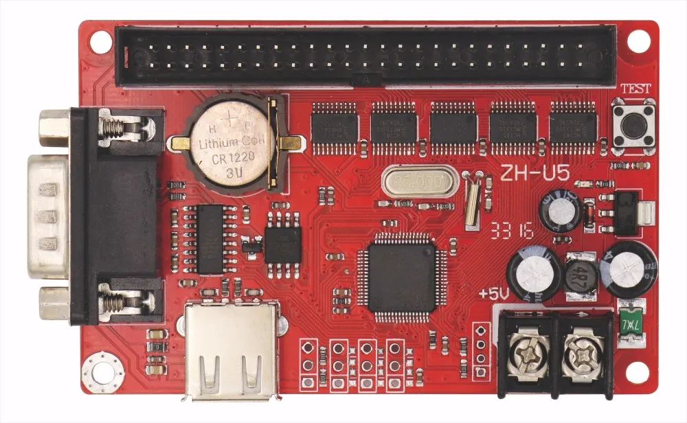 Led Control Board Rs232 Zh-u5 Led Display Usb Controller Cards - Buy ...