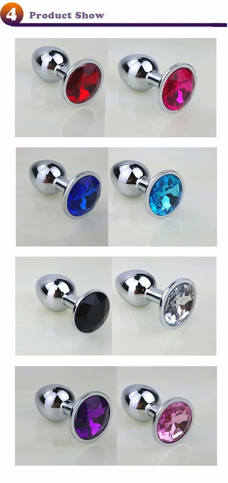 (small Size)sparkle Jewelry Metal Butt Plug,Unisex Sophisticated Sexy ...