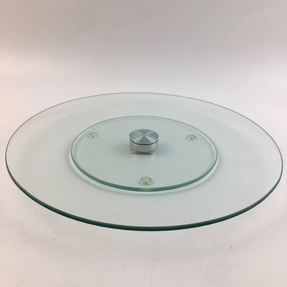 14 Inch Lazy Susan And Rotating Tray Tempered Glass Kitchen Color Box ...
