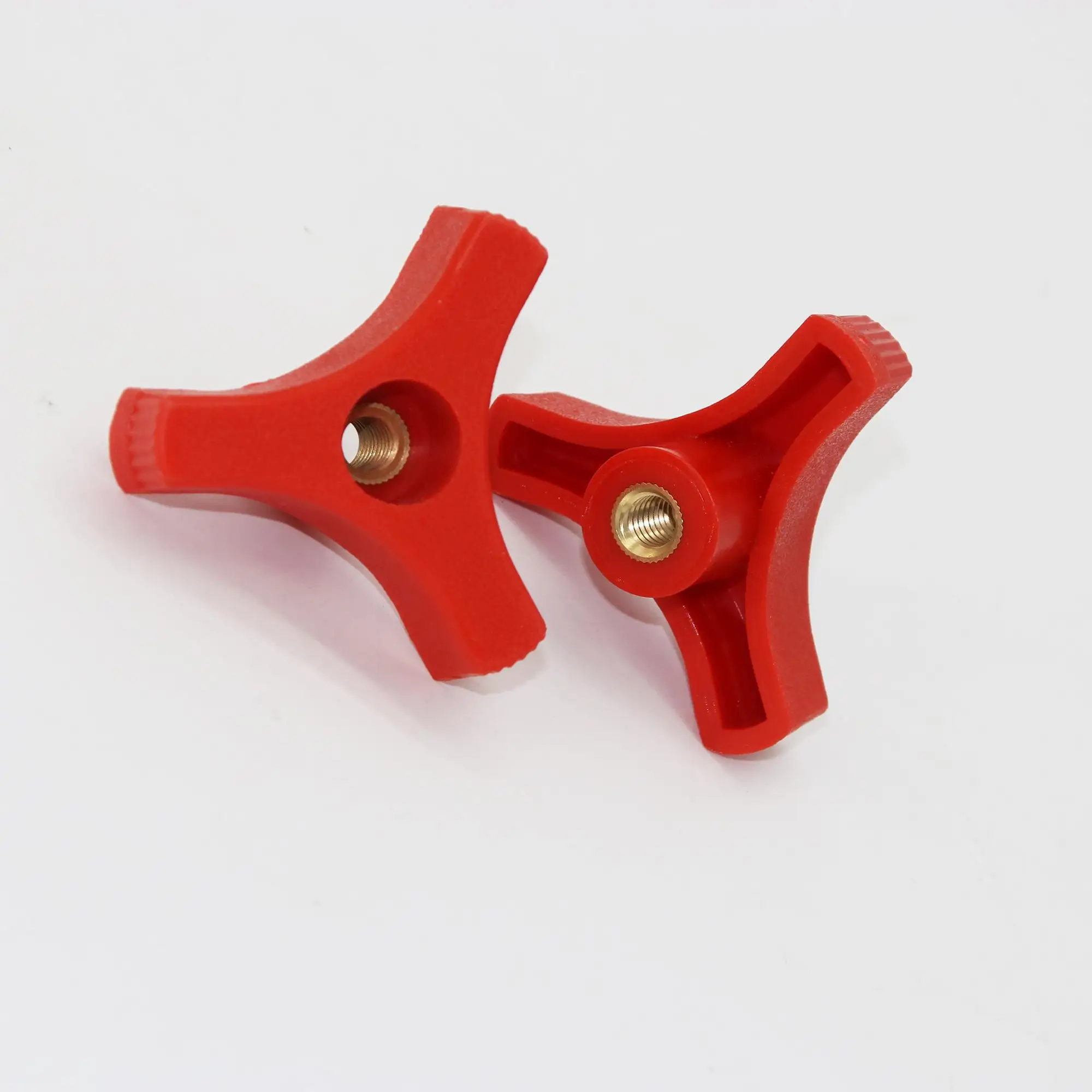 M8 Female Red Triangle Plastic Handle Knob For Furniture - Buy Plastic ...