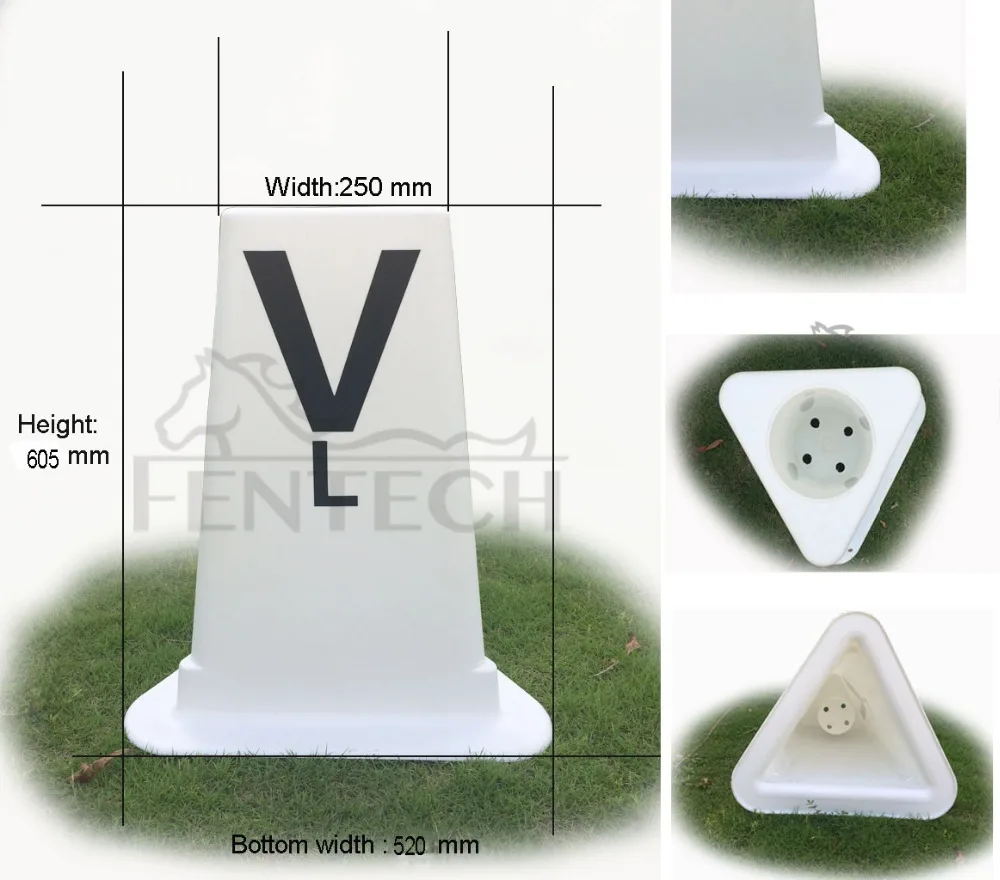 Fei Licensed Plastic Horse Dressage Arena Line Cone - Buy Line Cone ...