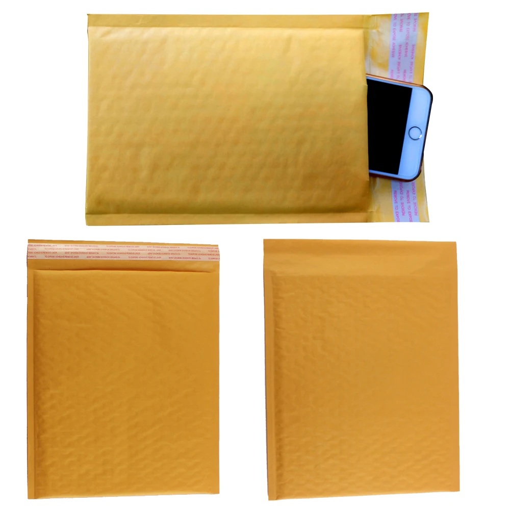 White Kraft Paper Bubble Lined Packaging Envelopes - Buy Bubble Lined ...