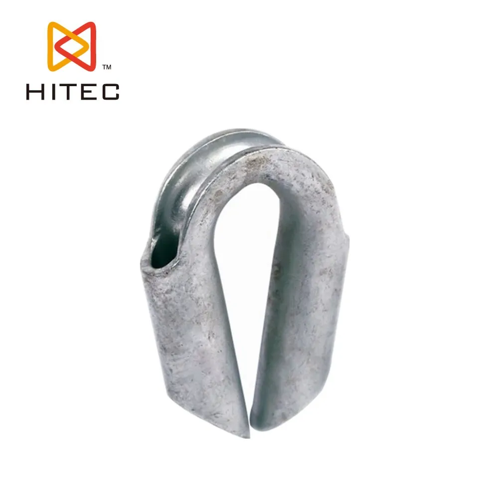 Din 6899 B Galvanized Wire Rope Thimble - Buy Electrical Wire Rope ...