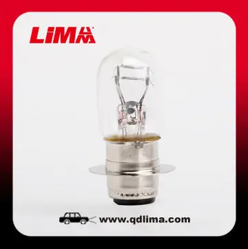 Motorcycle Light Bulb T19 P15D - Halogen, 12V, Clear