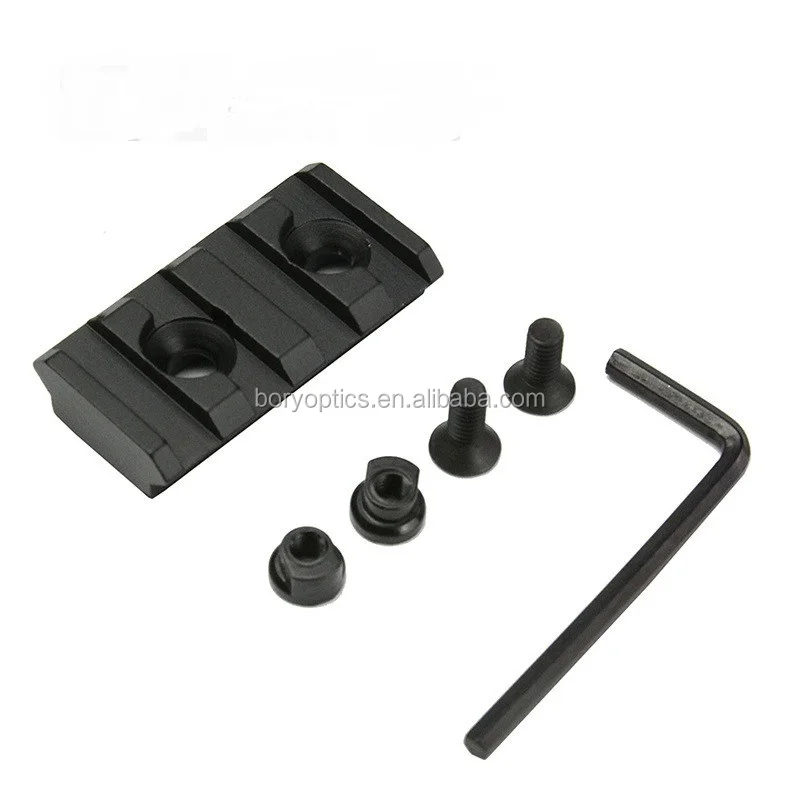 5 Slot Dual Offset Rail Riser Picatinny/weaver Rail Base Qd Quick ...