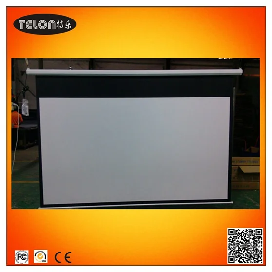 Customized Size Motorized Projection Screen Motor Projector Screen ...