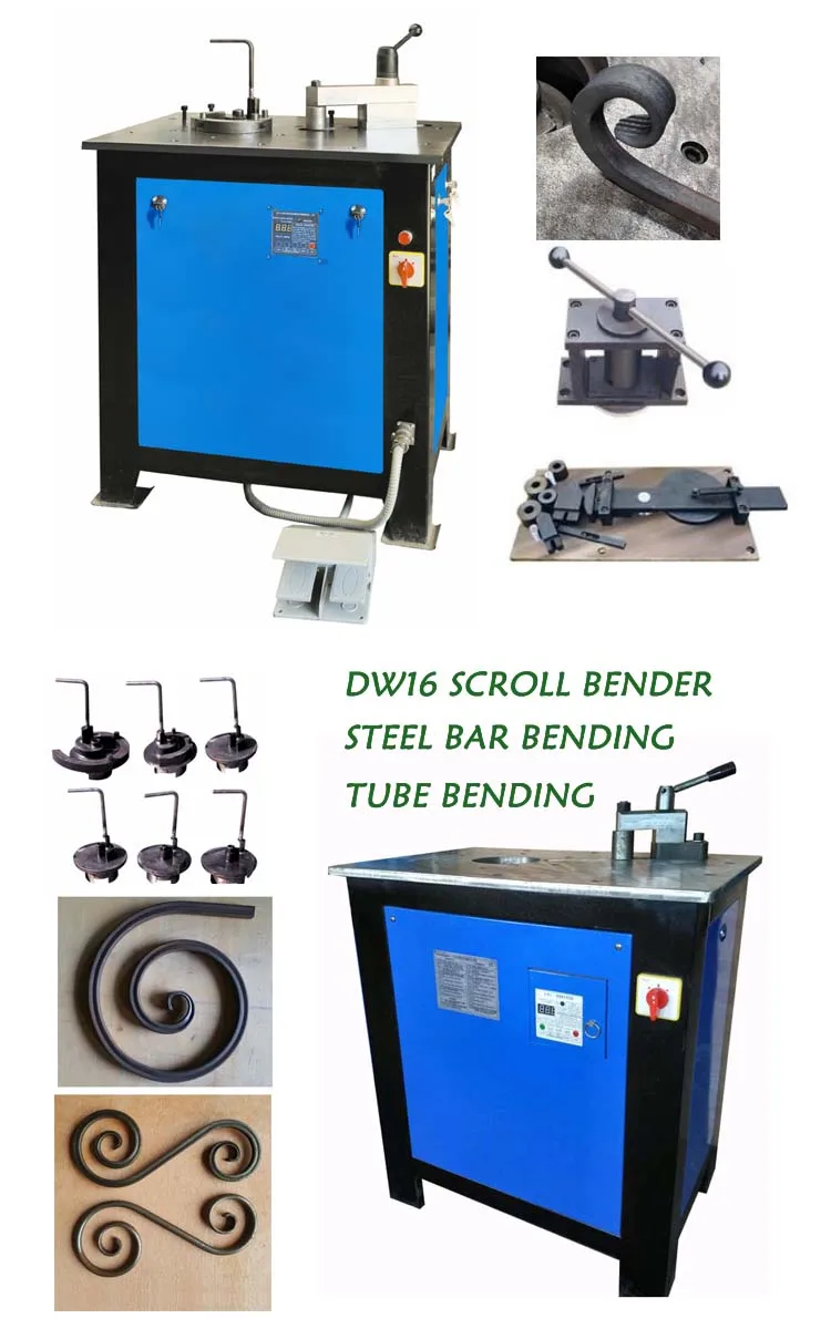 All-new Wrought Iron Bar Scrolls Bending Machine - Buy Steel Bar Bender ...