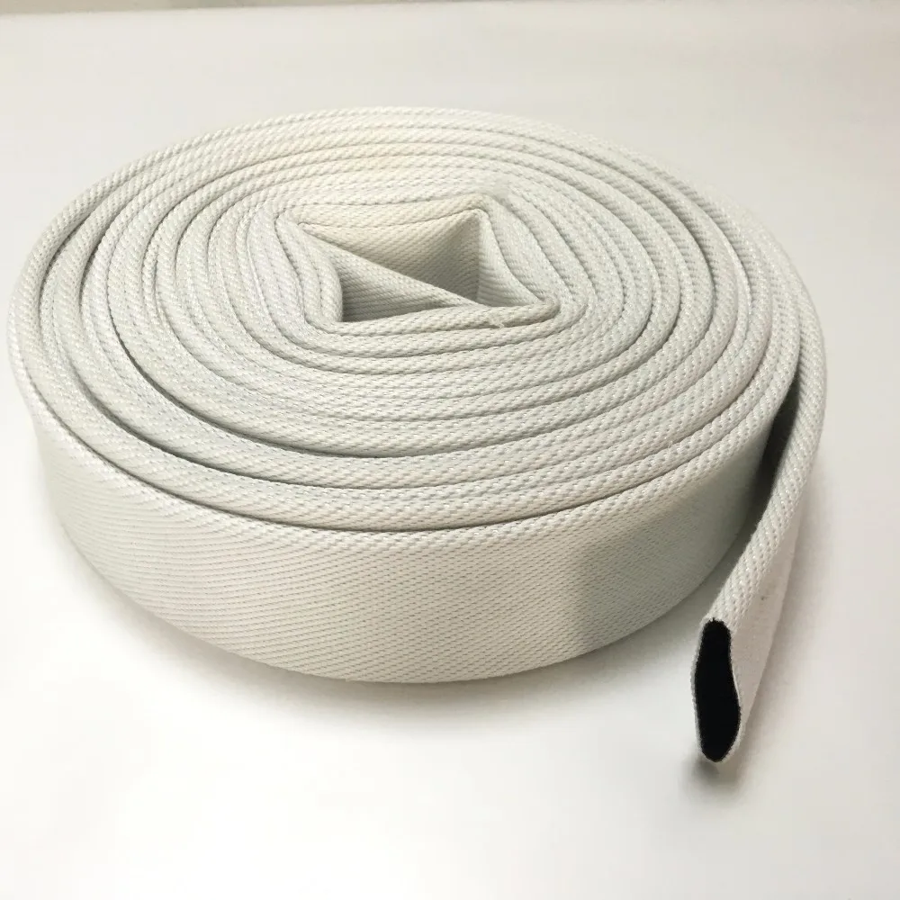 4 Inch Fire Hose - Durable PVC Line Braided Canvas Hose