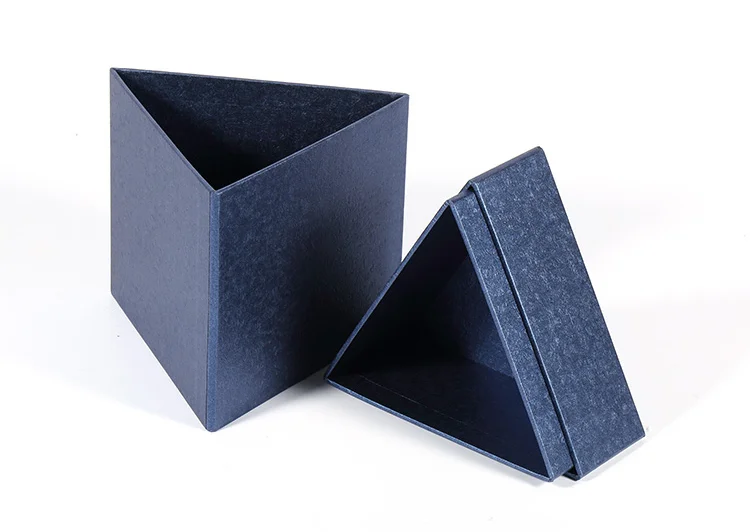 Triangular Prism Christmas Set Up Gift Cardboard Box With Lid - Buy ...