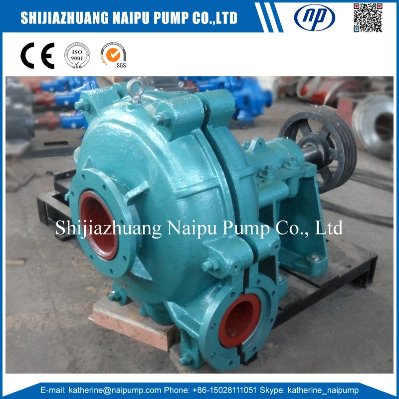 8/6 E-NPAH Gypsum and Lime Slurry Pump for Return to Concentrate Thickener
