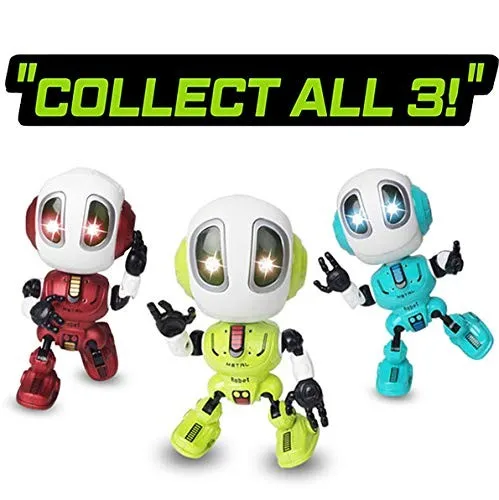Talking Robot Toys Repeats What You Say Kids Robot Toy Metal Mini Body ...
