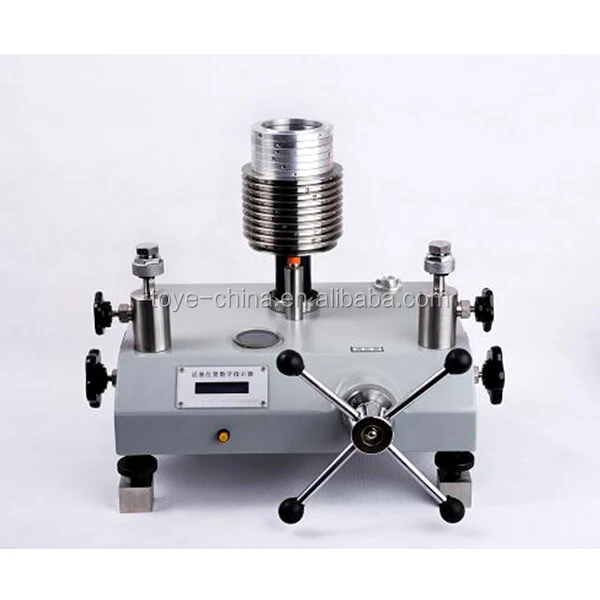 Dead Weight Tester,Made In China Oil Operated Pressure Dead Weight ...
