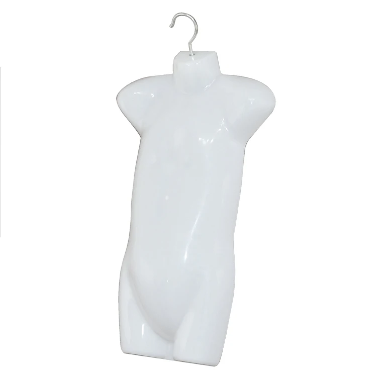 Plastic Children’s Hanging Torso Mannequins - Body Glossy Dummy Form