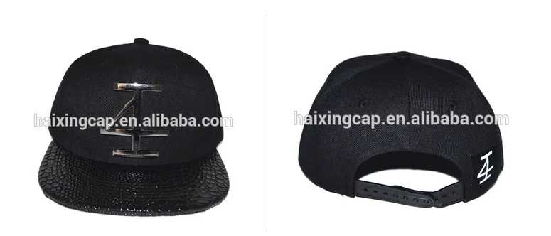 Mens Hat Metal Logo Custom Design Snapback Hats - Buy Metal Logo Custom ...