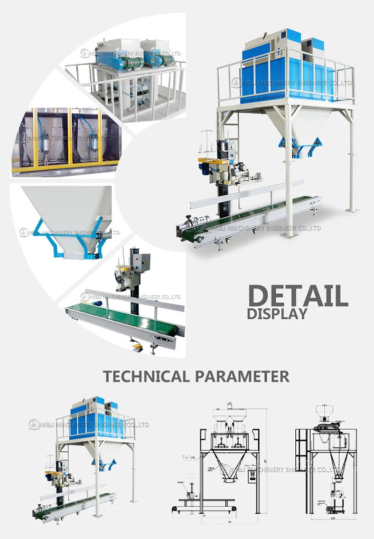 M&J Weighing Bagging Packaging Corn Silage Packing Machine