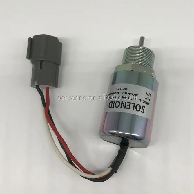 Generator Parts 12V Fuel Stop Solenoid U85206452 U85206451 U85206520 ...