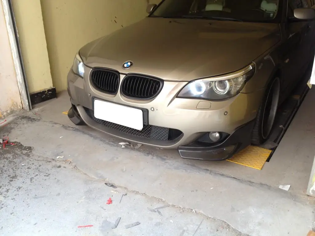 M Tech Carbon Fiber Front Lip Splitter for BMW E60