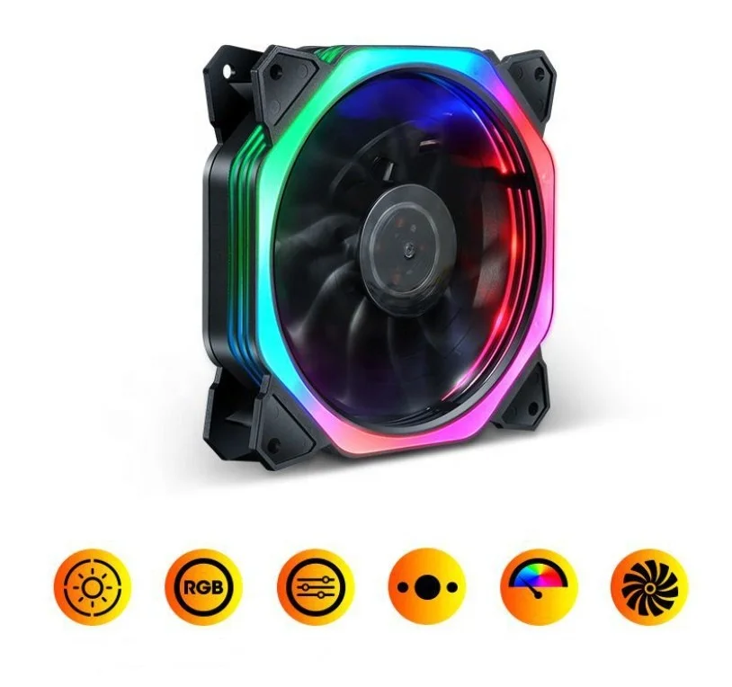 New coming cooling led rgb fan 120mm 12v dc Products from Shenzhen ...