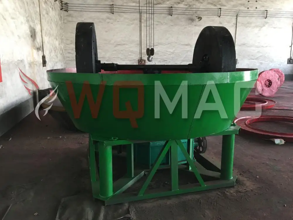 Wet Pan Grinding Machine/edge Runner Mill/gold Mining Machine With 10% ...
