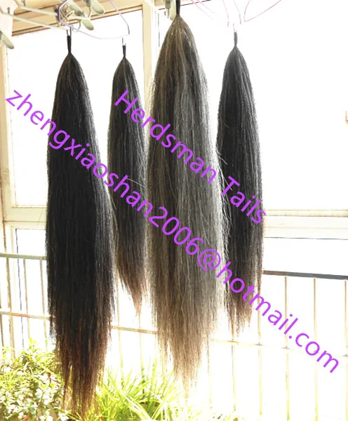 Natural Color 12-15 Inches Long Horse Mane Extensions And False Horse ...