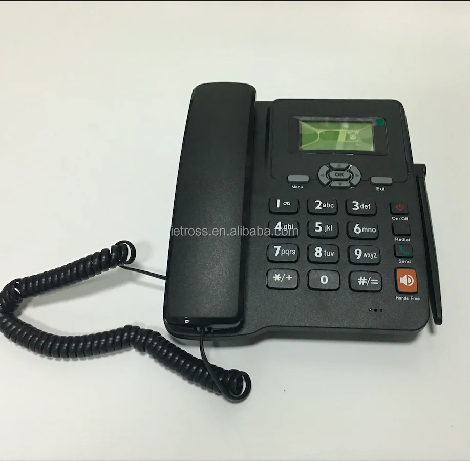 Stock !gsm Fixed Wireless Desk Phone Table Phone With Dual Sim - Buy ...
