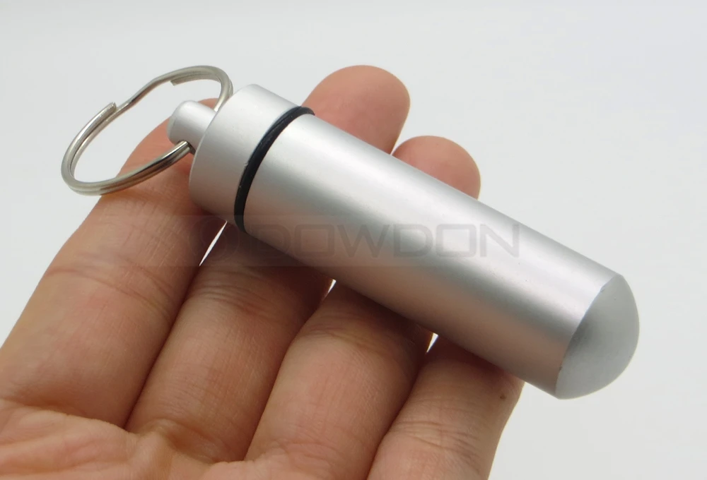 Matt Finished Metal Pill Case Box Holder With Key Ring - Buy Metal Pill ...