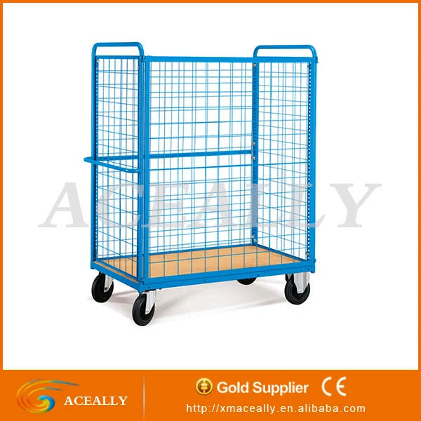 Heavy Duty Stackable Roll Cage Trolley - Buy Roll Cage,Stackable Cage ...