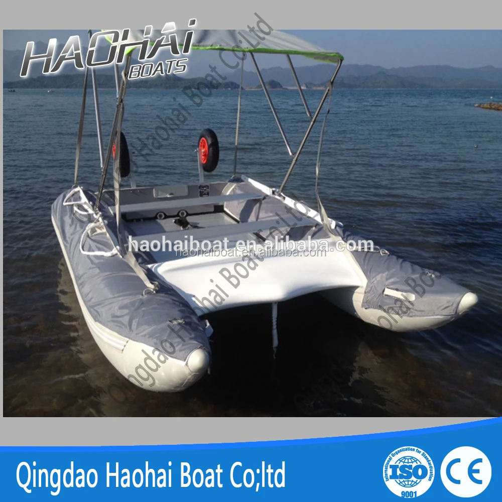6 Persons High Speed Inflatable Catamaran Fishing Boat - Buy High Speed ...