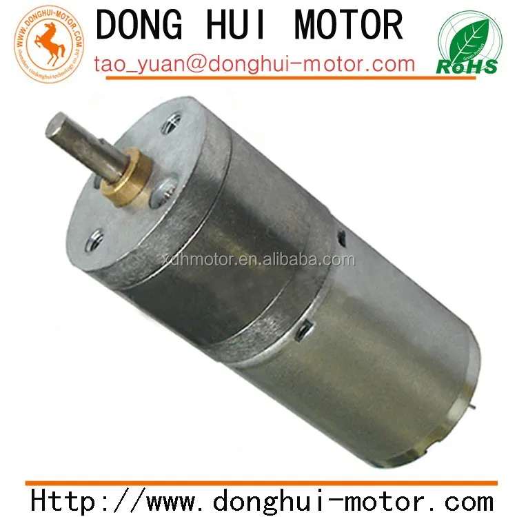12v 24v 25mm 1000 Rpm Dc Motor With Spur Gearbox - Buy 25mm 1000 Rpm Dc ...