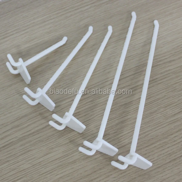 U Shape Plastic Hanging Hook For Paperboard Display Rack - Buy Plastic ...