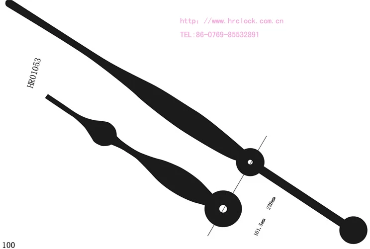 Custom Made Hands DIY Long Pointers High Torque Clock Kit