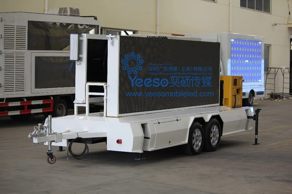 Outdoor Digital Big Led Board Trailer For Advertising,Events,Sports ...