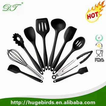 Silicone Rubber Kitchenware Cooking Tool Sets Cooking Utensils - Buy ...