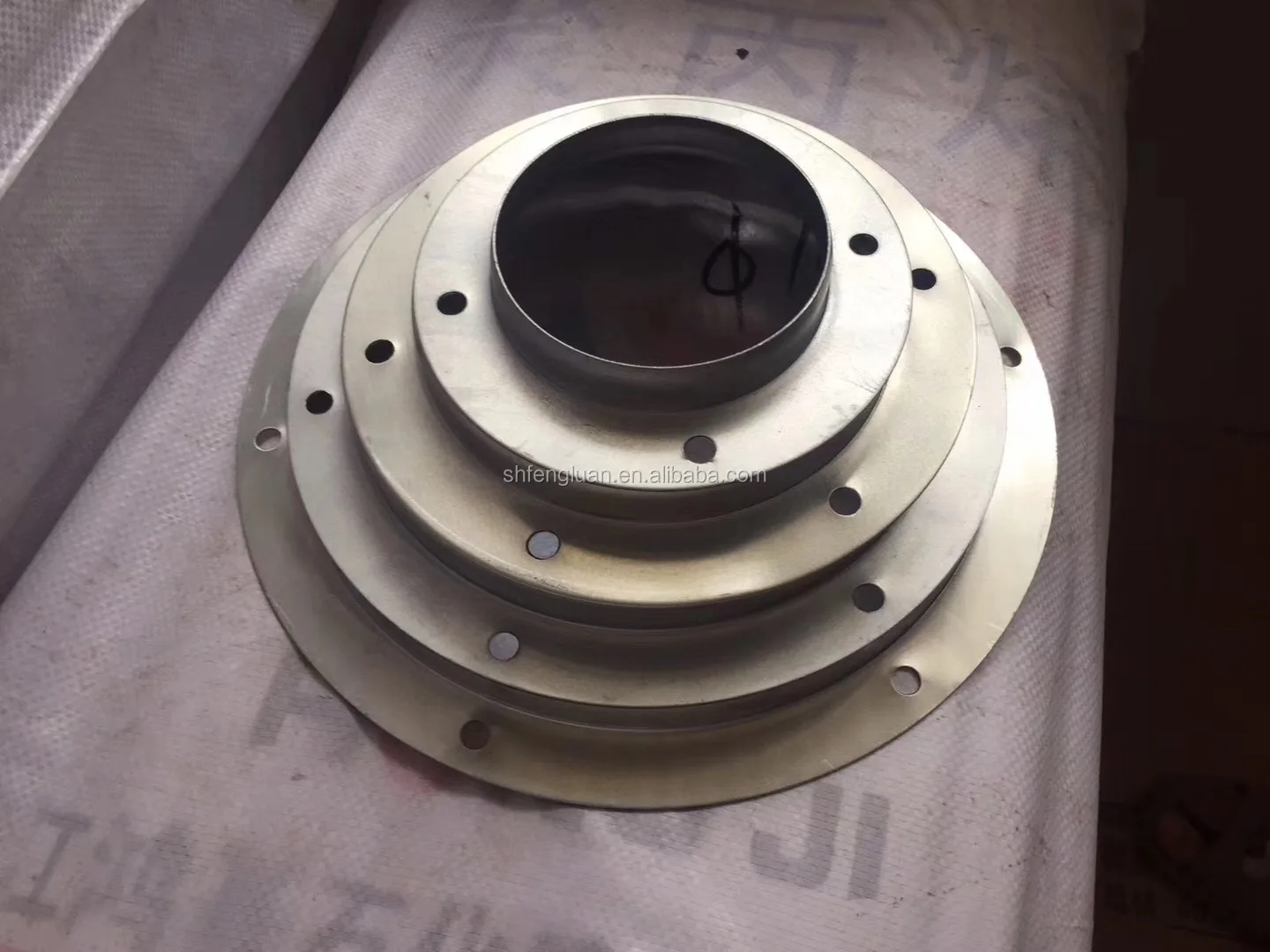 Galvanized Steel Connector Round Duct Flange for Air Spiral Duct TDC ...