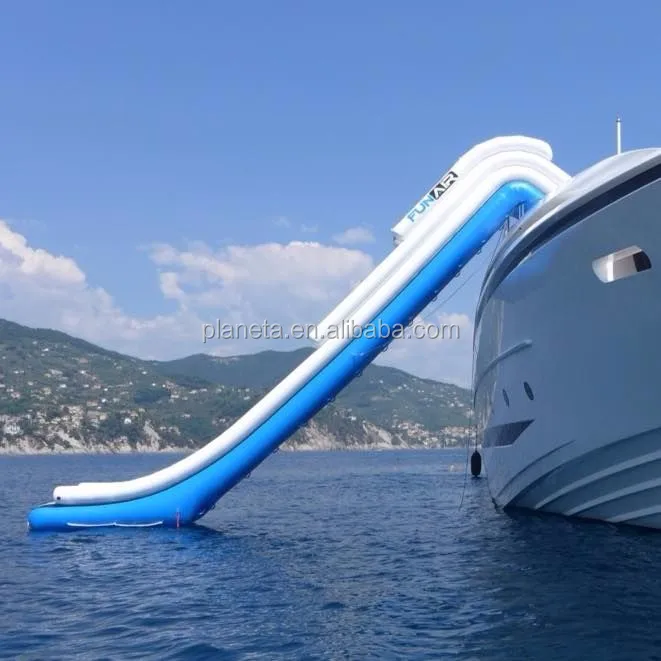 Adjustable Floating Inflatable Dock Slide Pvc Summer Inflatable Yacht ...