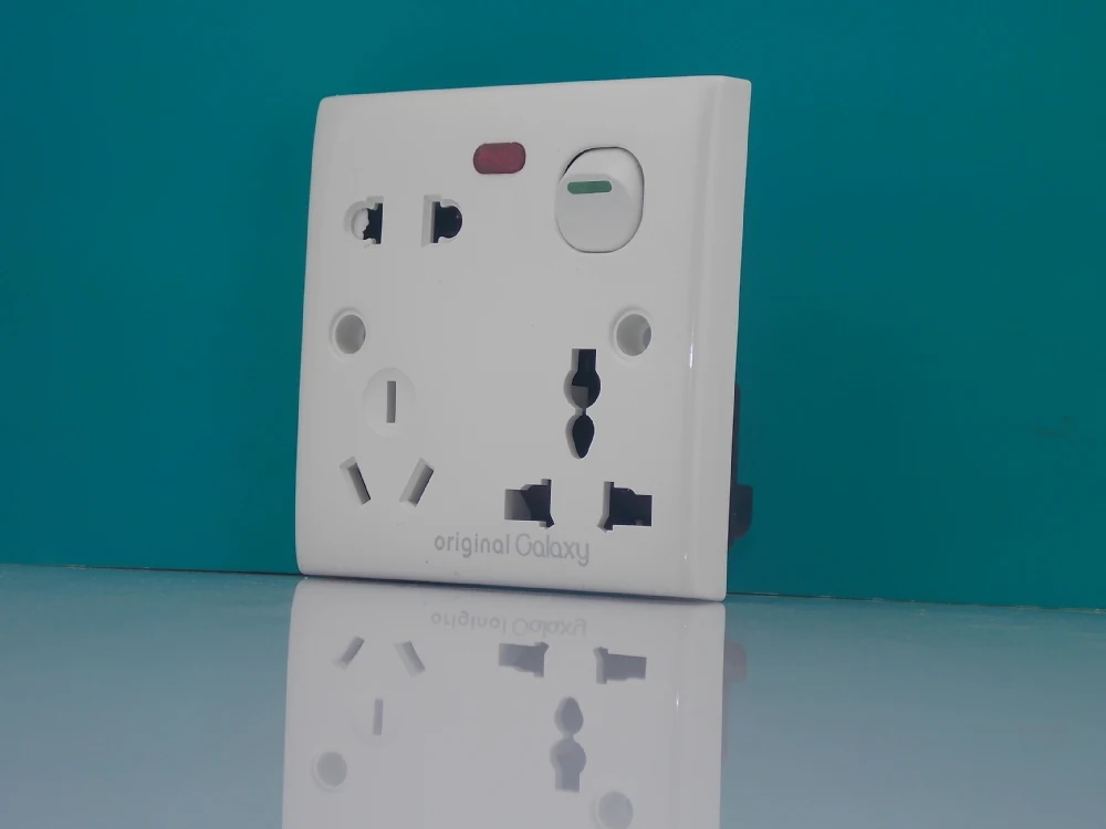 Electrical Multi Socket Wall Sockets/multi 6 Pin Plug Socket With ...